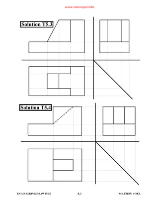 Engg drawing-i-tutorial-solution | PDF