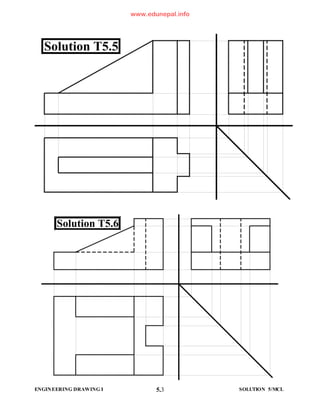 Engg drawing-i-tutorial-solution | PDF