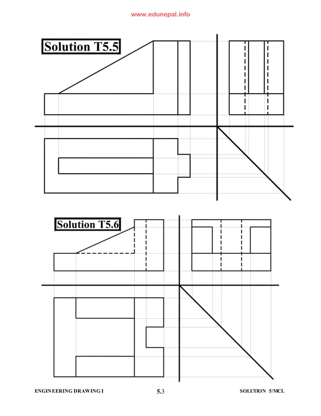 Engg drawing-i-tutorial-solution | PDF