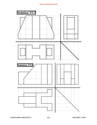 Engg drawing-i-tutorial-solution | PDF