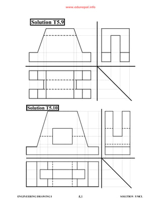 Engg drawing-i-tutorial-solution | PDF