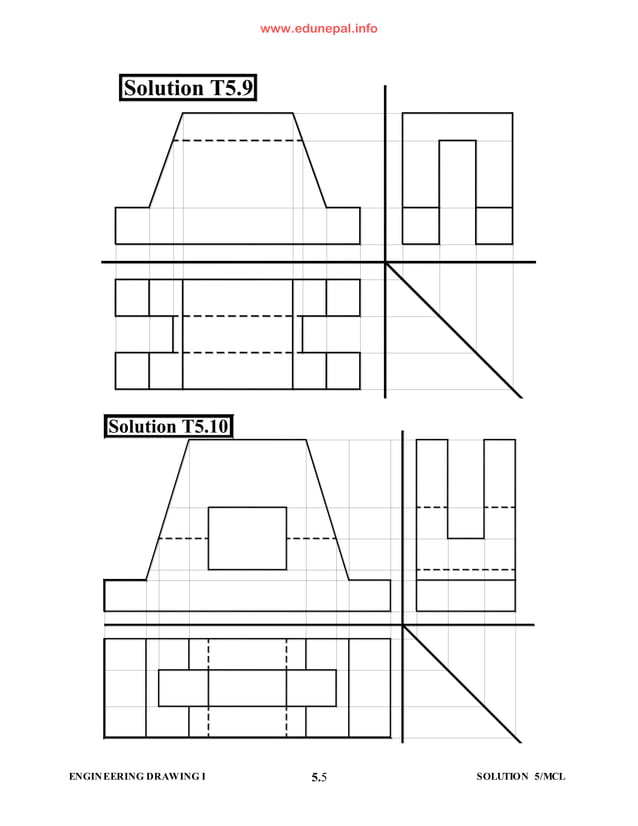 Engg drawing-i-tutorial-solution | PDF