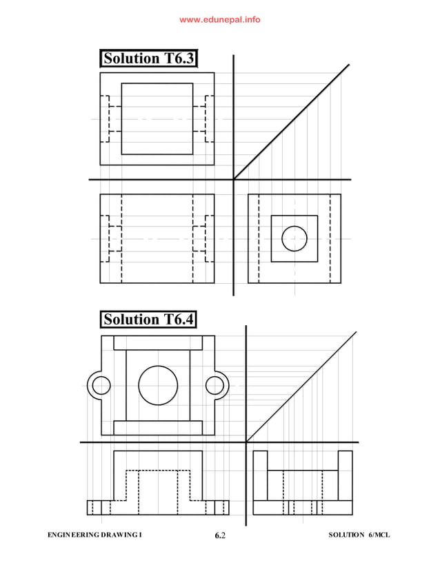 Engg drawing-i-tutorial-solution | PDF