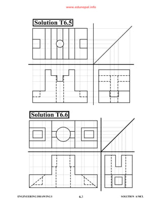 Engg drawing-i-tutorial-solution | PDF