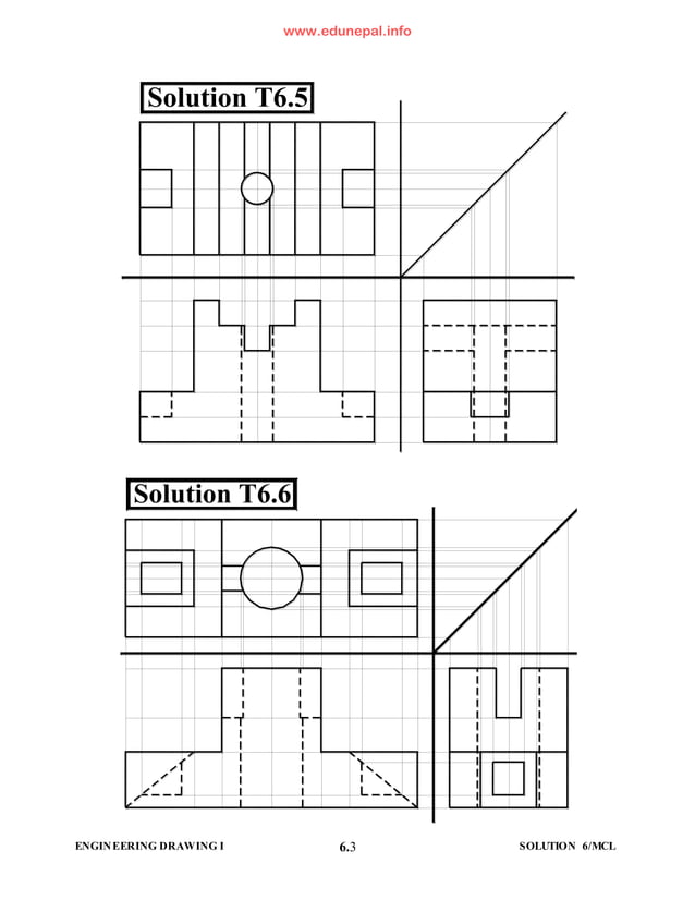 Engg drawing-i-tutorial-solution | PDF