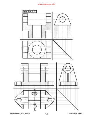 Engg drawing-i-tutorial-solution | PDF