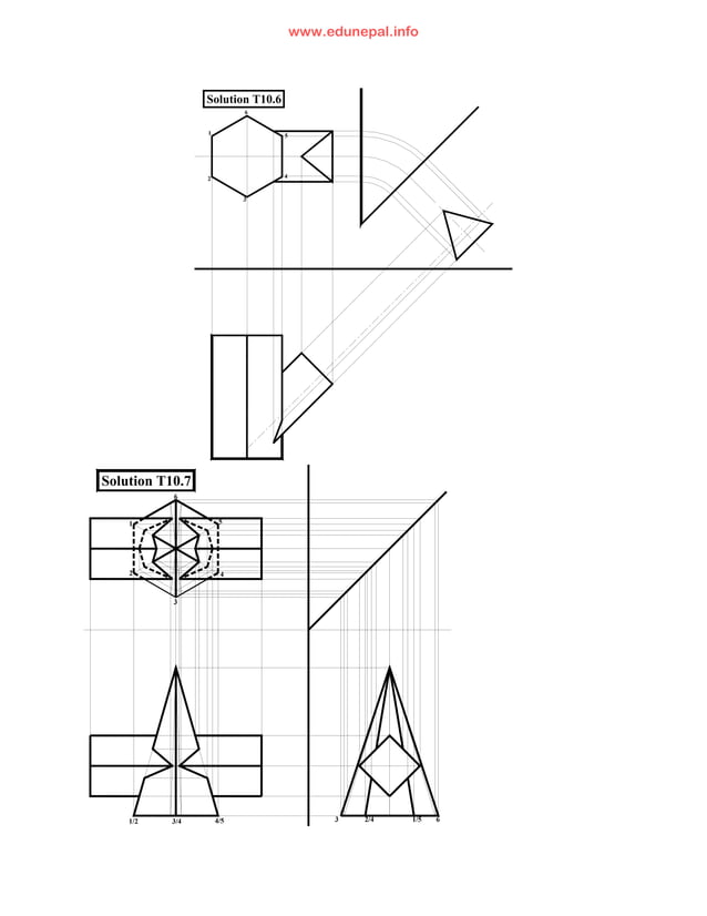 Engg drawing-i-tutorial-solution | PDF