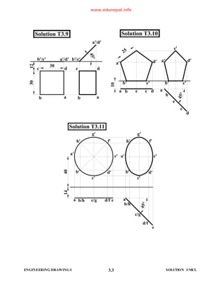 Engg drawing-i-tutorial-solution | PDF