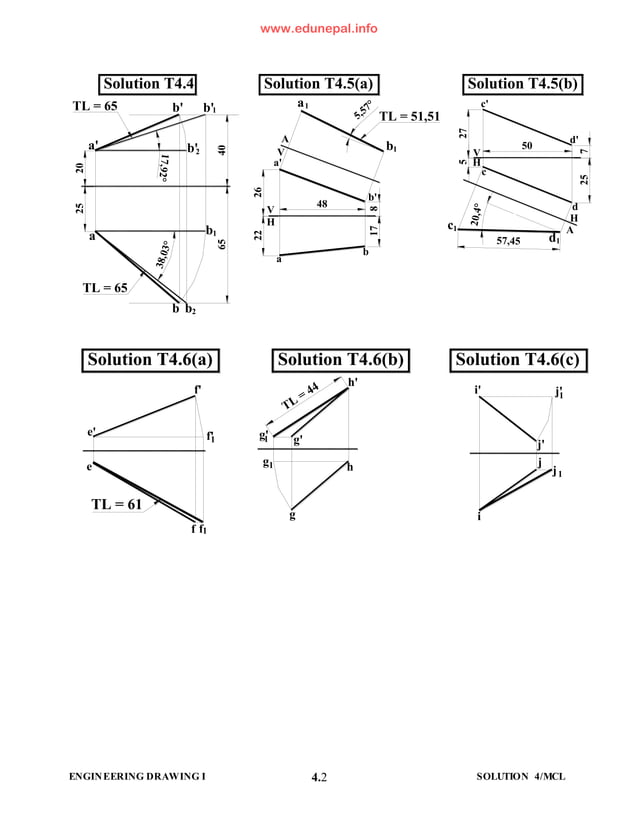 Engg drawing-i-tutorial-solution | PDF