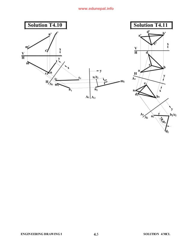 Engg drawing-i-tutorial-solution | PDF