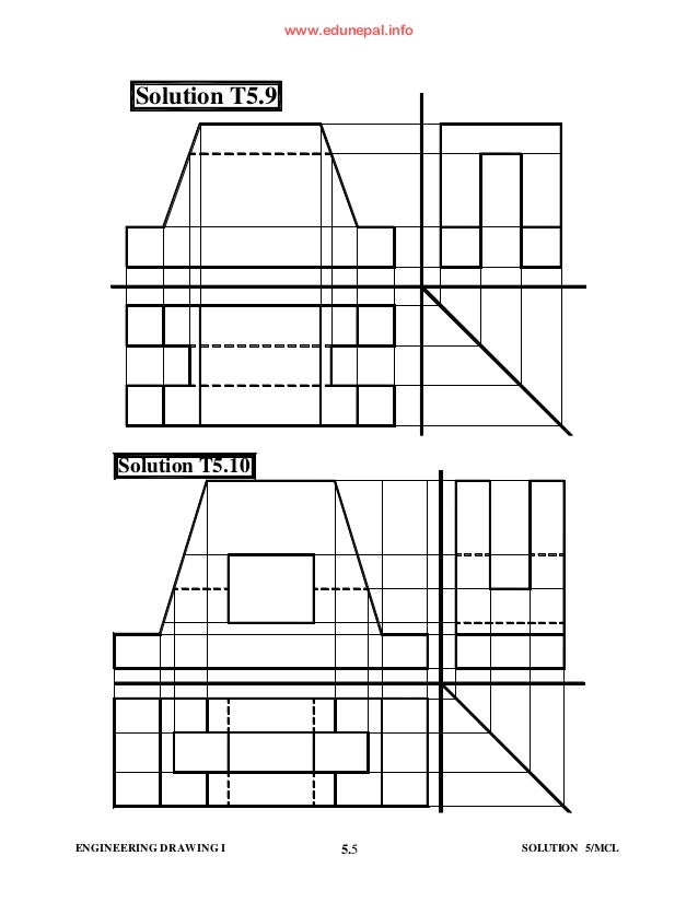 Engg drawing-i-tutorial-solution