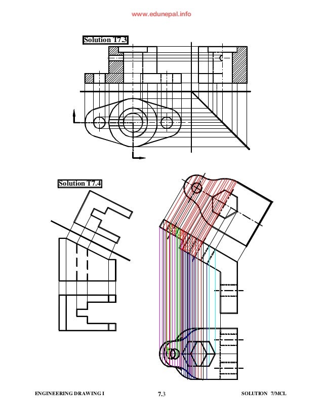 Engg drawing-i-tutorial-solution