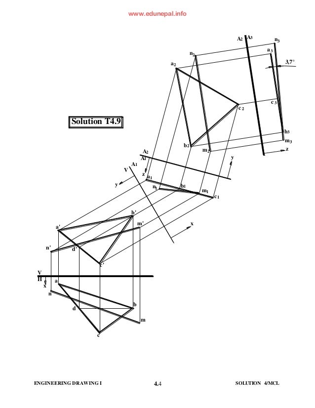 Engg drawing-i-tutorial-solution