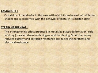 Engg. materials & their properties | PPTX