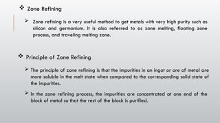 ENGG 201_Depak Kumar zone refining ppt.x | PPTX