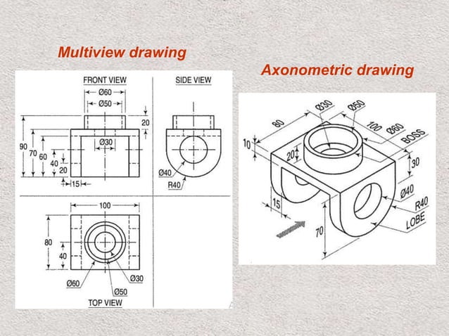 Basics of Engineering Drawing & first angle projection | PPTX