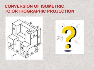Basics of Engineering Drawing & first angle projection | PPTX