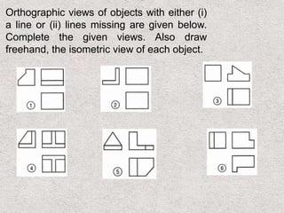 Basics of Engineering Drawing & first angle projection | PPTX