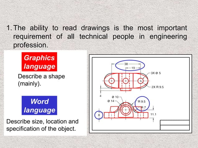 Basics of Engineering Drawing & first angle projection | PPTX