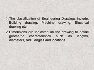 Basics of Engineering Drawing & first angle projection | PPTX