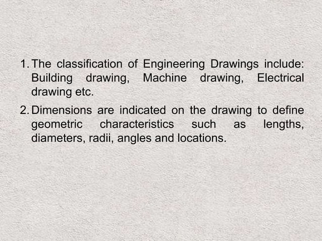 Basics of Engineering Drawing & first angle projection | PPTX