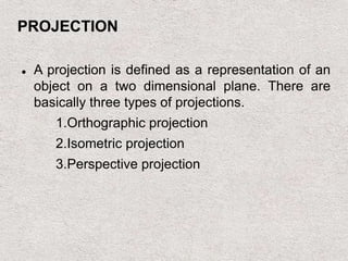 Basics of Engineering Drawing & first angle projection | PPTX