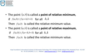Engineering Mathematics | Maxima and Minima | PPTX