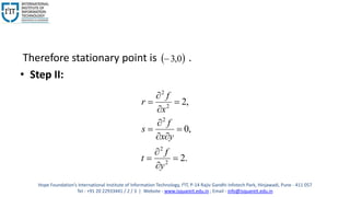 Engineering Mathematics | Maxima and Minima | PPTX