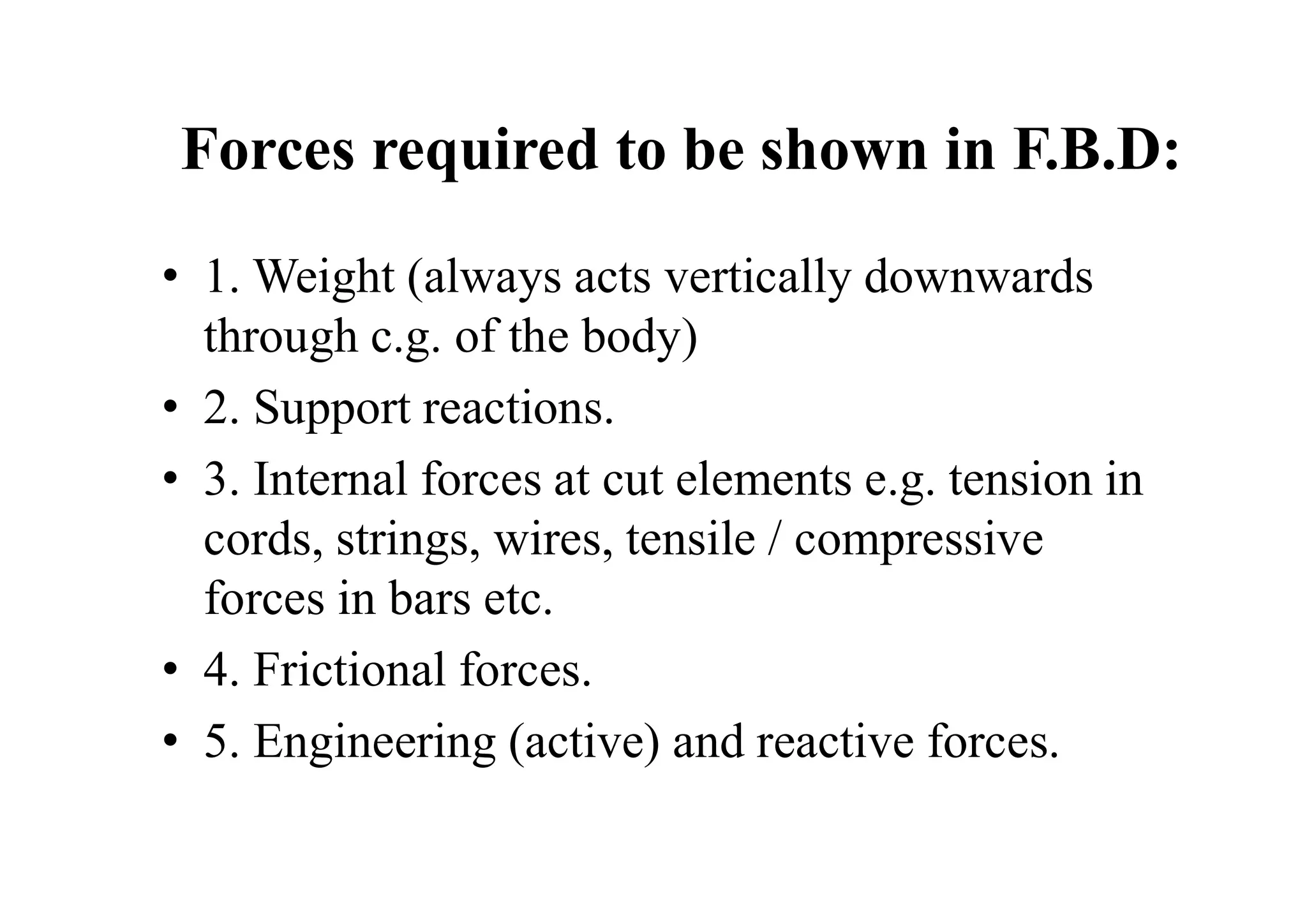 Engineering Mechanics- Equilibrium of forces | PDF