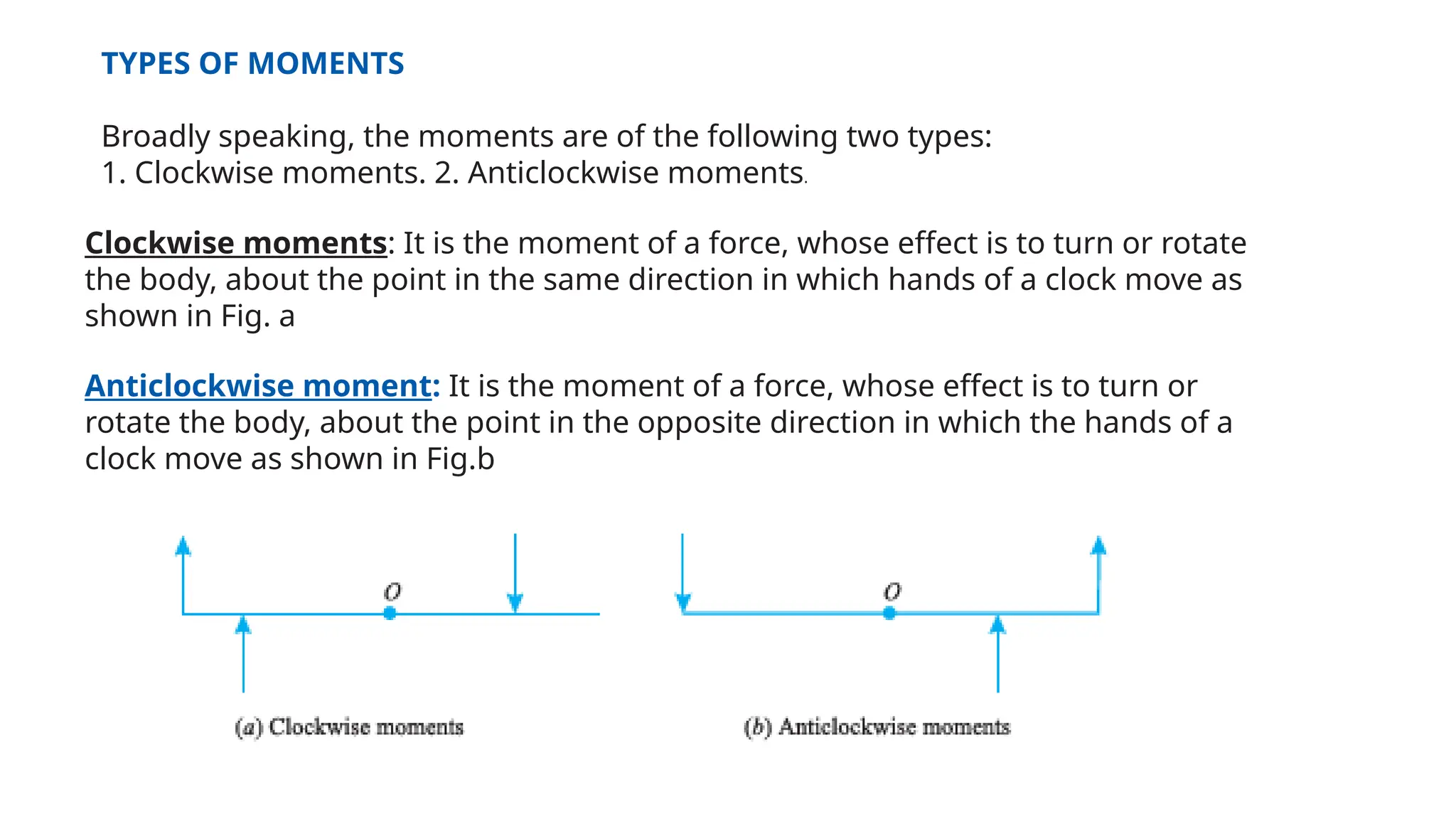 Engg Mechanics 4.moment of force and its effect pptx | PPTX