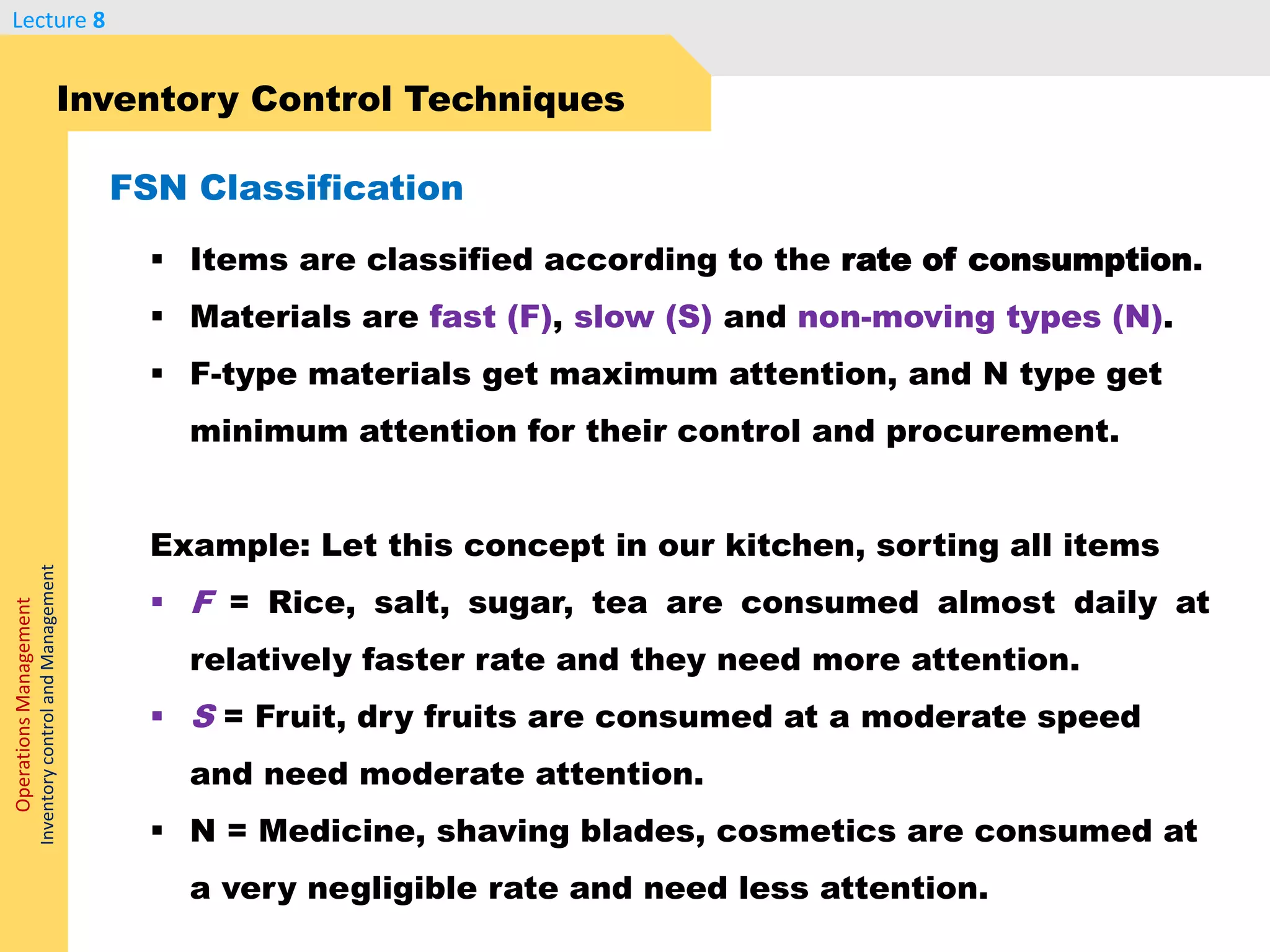 Inventory Control & Management | PPTX