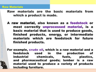 Materials Flow Methods & Analysis | PPTX