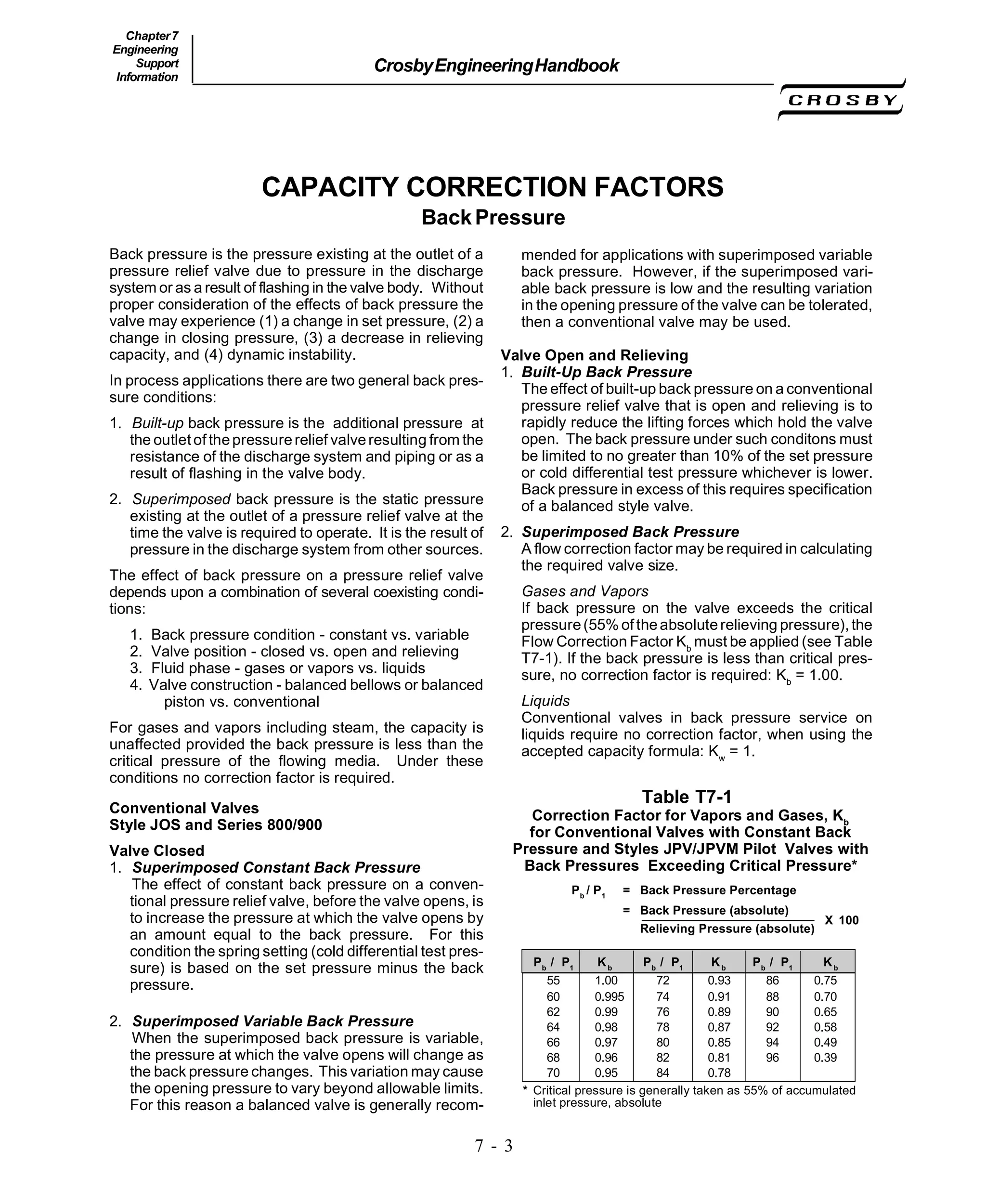 Eng handbook crosby pressure relief valve engineering handbook | PDF