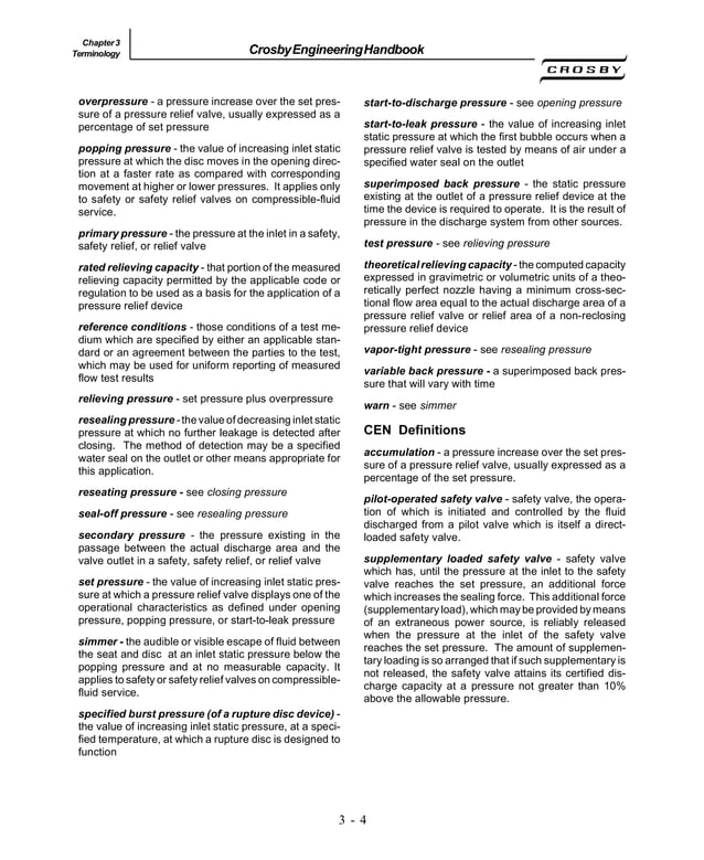 Eng handbook crosby pressure relief valve engineering handbook | PDF