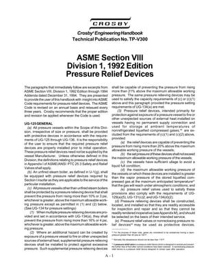 Eng handbook crosby pressure relief valve engineering handbook | PDF