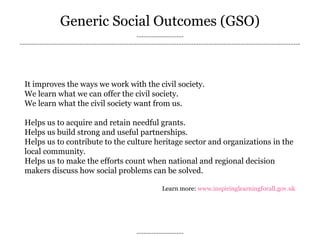 Heritage & Creative Learning Framework (by Anna Hansen) | PPT