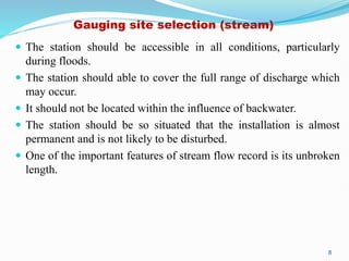 Engineering Hydrology : Introduction and measurements | PPT