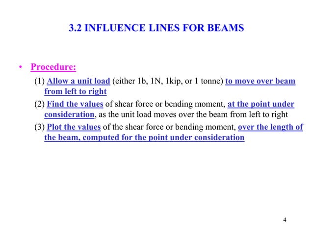ENGI6705-StructuralAnalysis-influence line.ppt