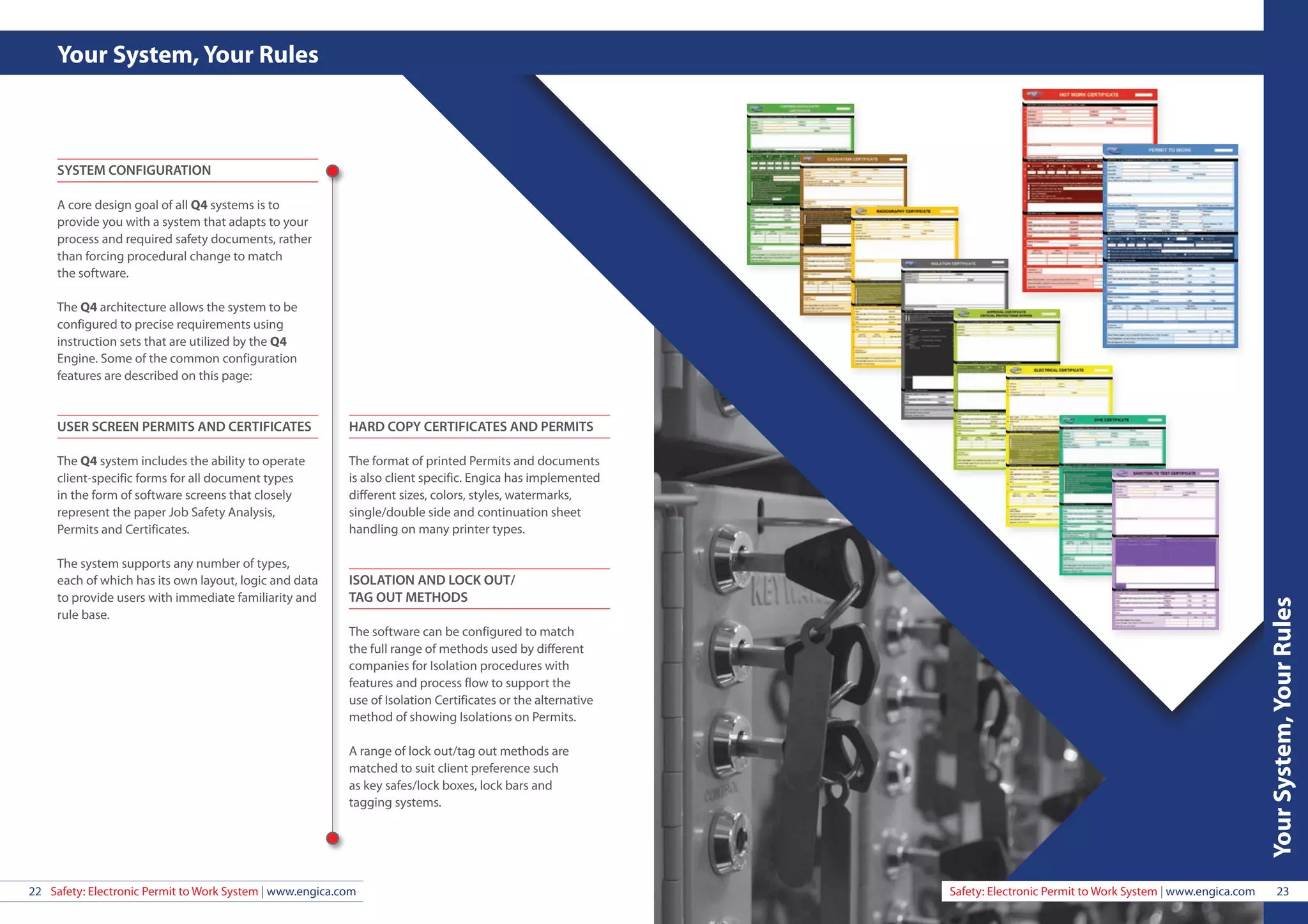 Engica Q4 Safety brocure - Permit to Work - ISSOW | PDF