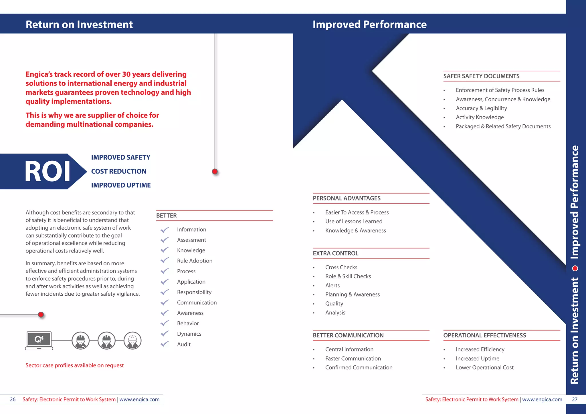 Engica Q4 Safety brocure - Permit to Work - ISSOW | PDF