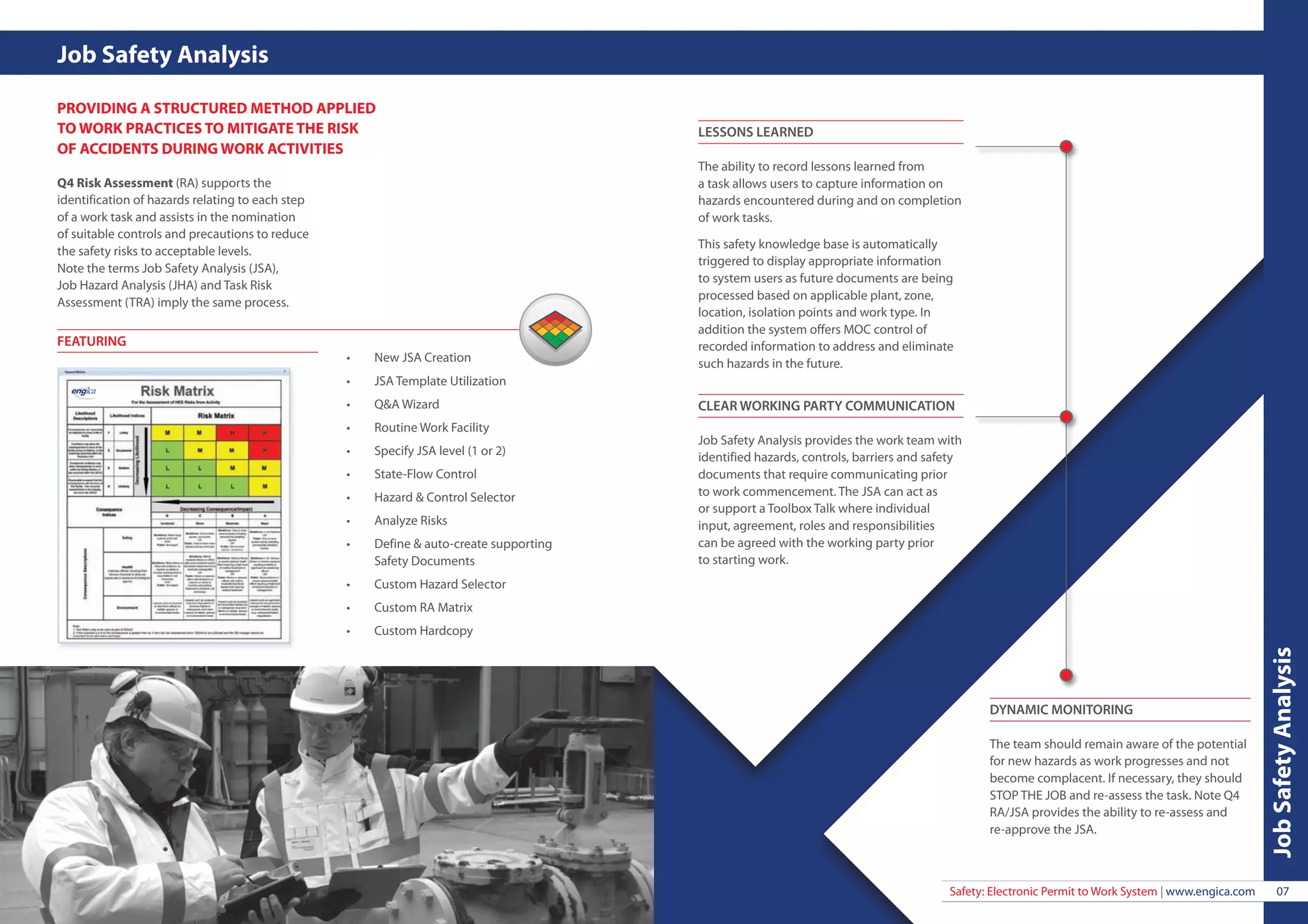 Engica Q4 Safety brocure - Permit to Work - ISSOW | PDF