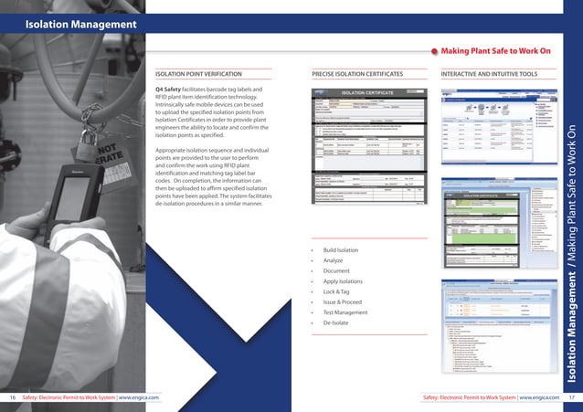 Engica Q4 Safety brocure - Permit to Work - ISSOW | PDF