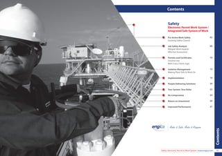 Engica Q4 Safety brocure - Permit to Work - ISSOW | PDF