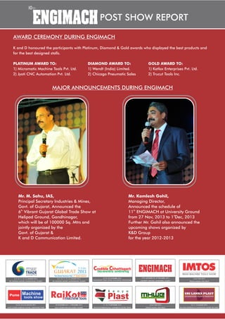 Engimach 2011 Report - Machine Tools Exhibition | PDF | Business Expos ...