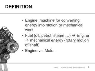 Engine by My teacher | PPTX