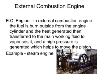Engine, types of engine | PPT
