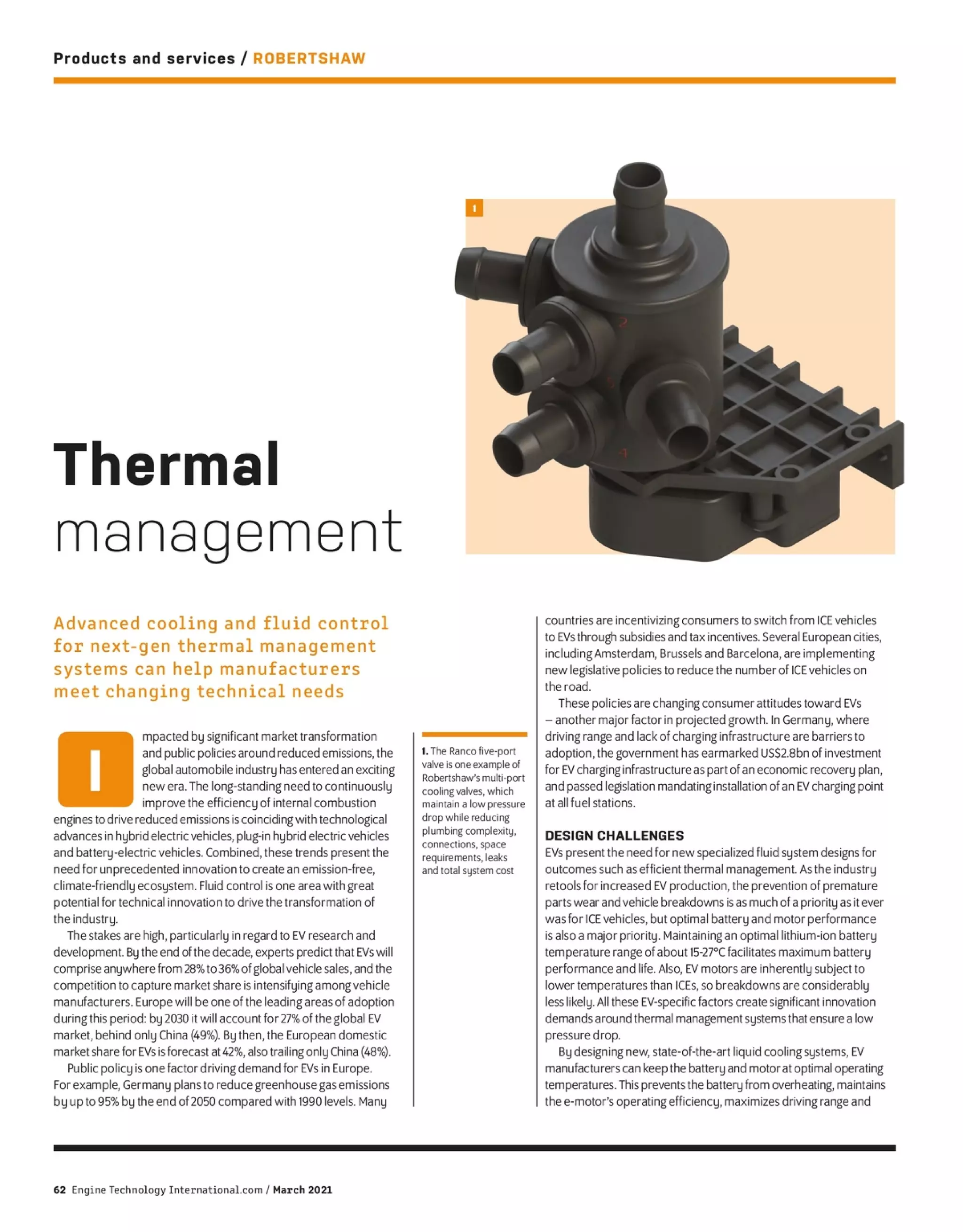 Thermal Management article - Engine Technology International magazine ...