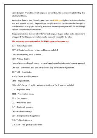 Engine Analyzer/System Monitor 350 - Information Is Power | DOCX | Auto ...