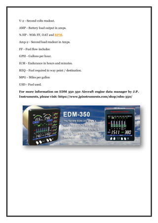 Engine Analyzer/System Monitor 350 - Information Is Power | DOCX | Auto ...