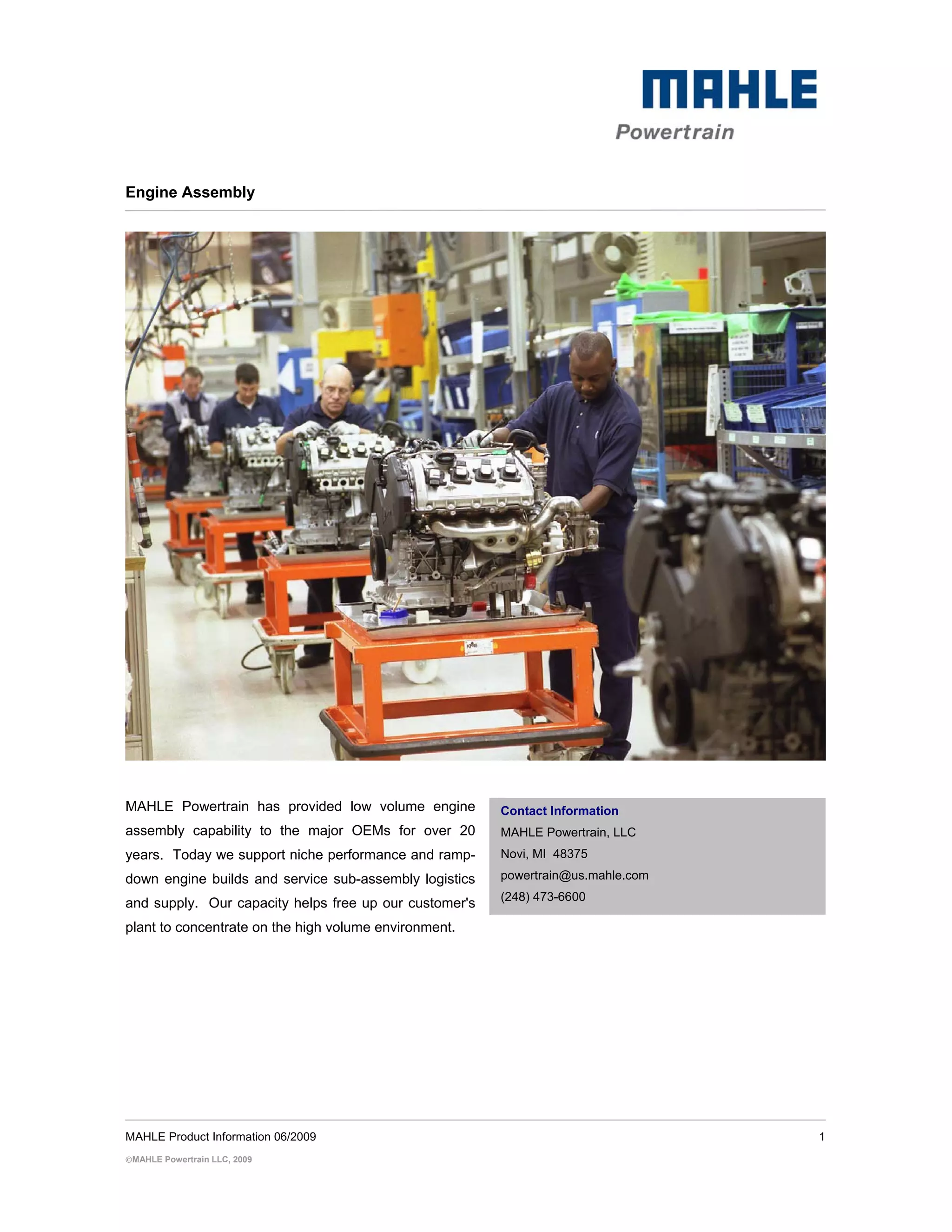 Engine Assembly | PDF